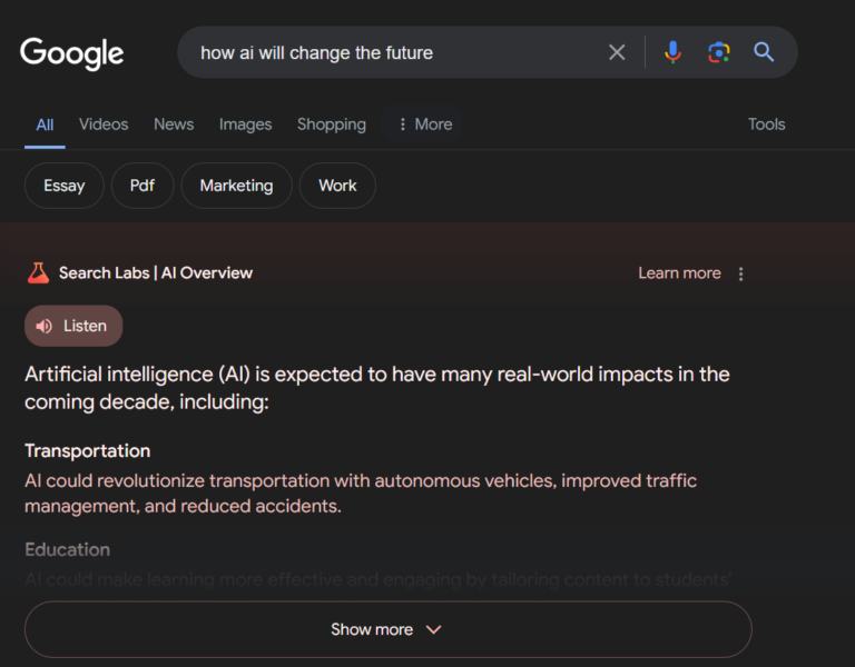 Google's Enhanced Generative AI in Search: A Deep Dive - Spaculus Software